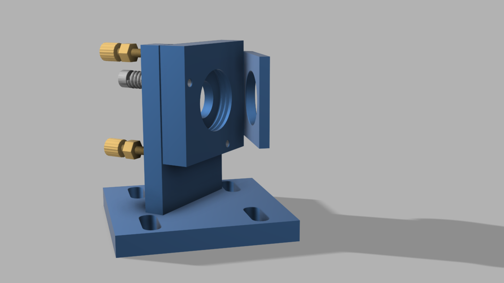 3D file K40 Laser first 1st mirror mount 🥇・3D print model to download・Cults