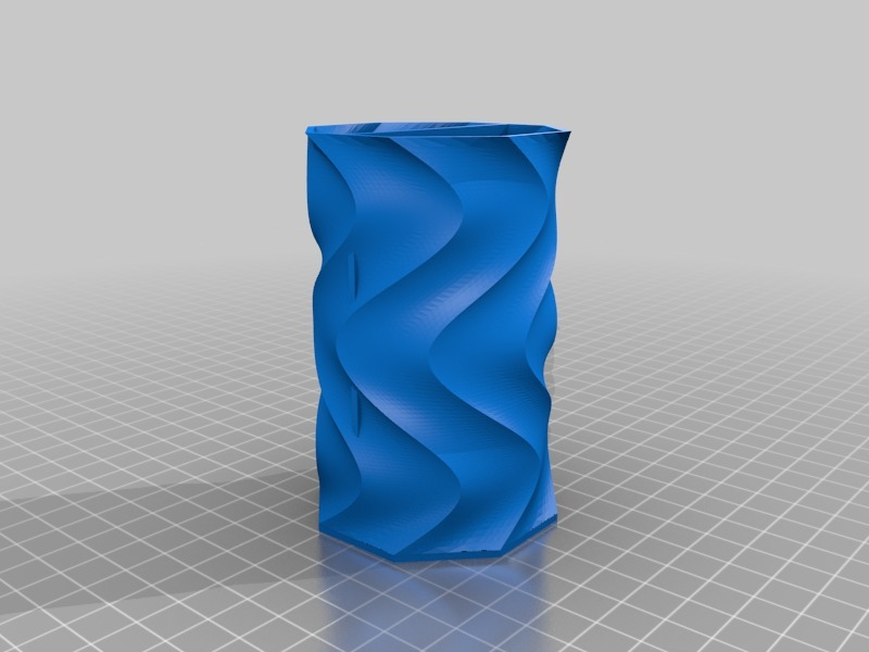 Free 3D file Twisted cup for penscils or toothbrushes・3D print object ...