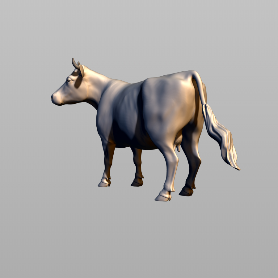 Free STL file cow 🐄・3D printing idea to download・Cults