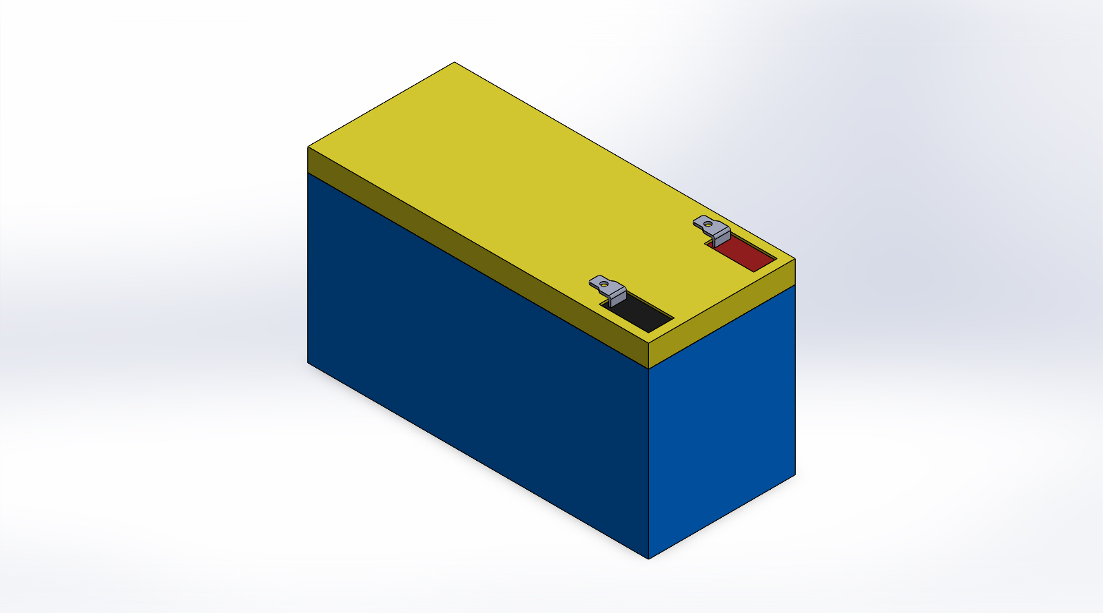 STL file 12 V 8 Ah Battery with 18650 Li-Ion Holder・3D print object to ...