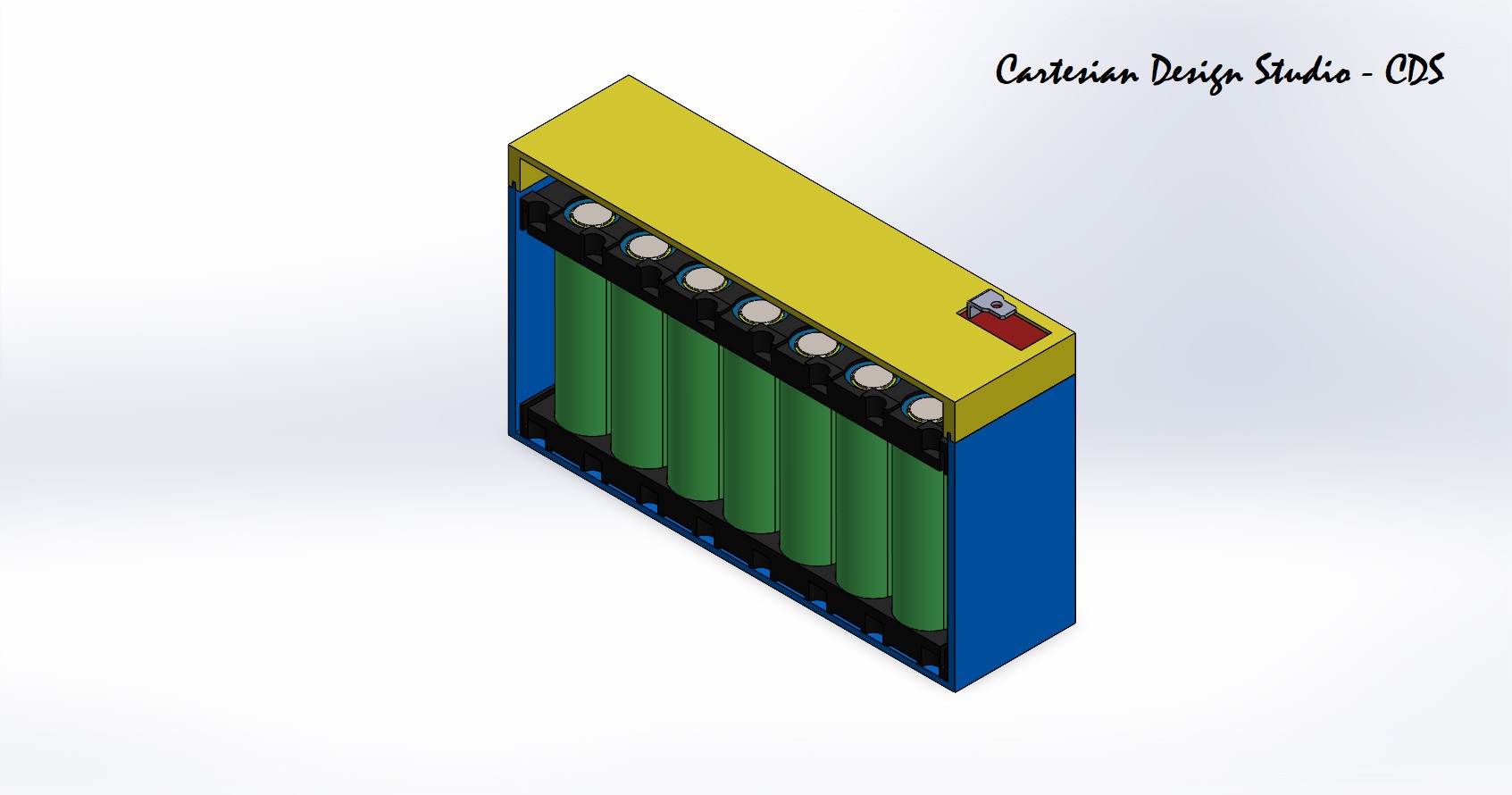 STL file 12 V 8 Ah Battery with 18650 Li-Ion Holder・3D print object to ...