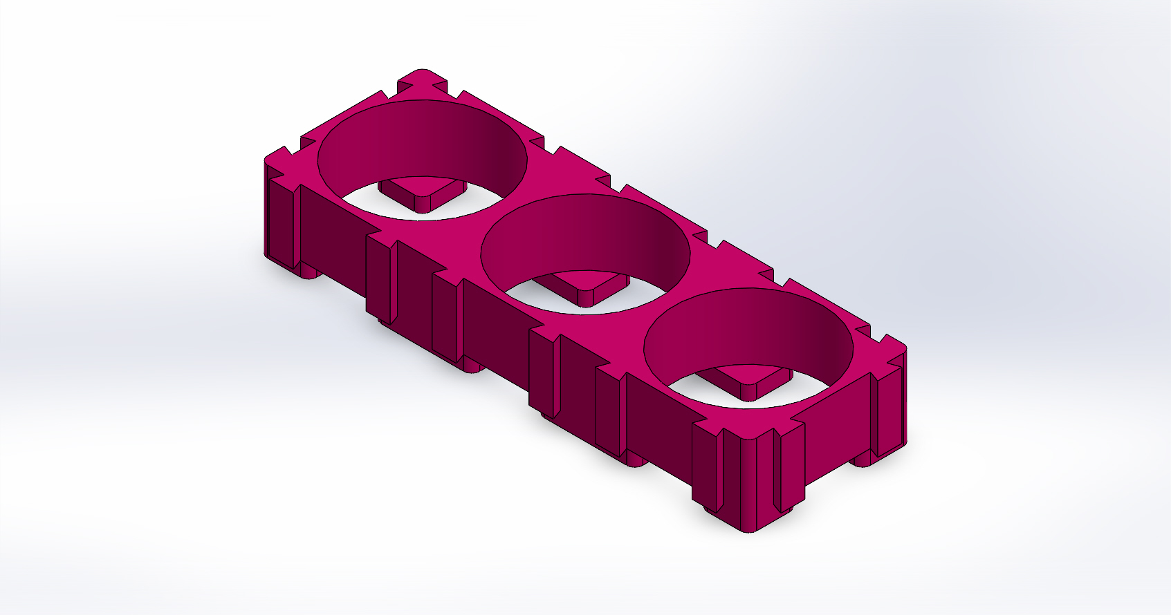 STL file 18650 Li Ion Holder - 1S, 2S, 3S, 3S 7P, 4S 10P・3D printable model to download・Cults