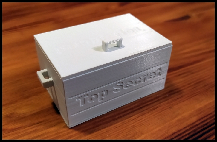 Archivo STL Caja, Caja, Top Secret, RC, 1:10・Objeto de impresión 3D ...