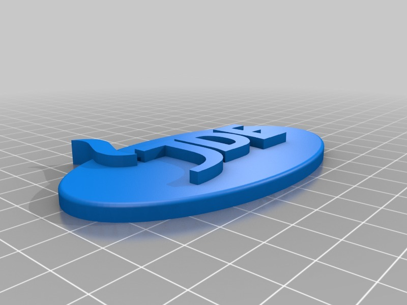 Free 3D file JDE Logo 👽・3D printing template to download・Cults