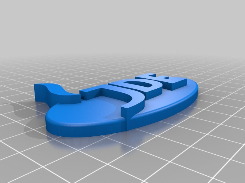 Free 3D file JDE Logo 👽・3D printing template to download・Cults