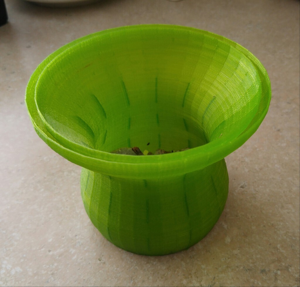 Free STL file Double-Walled Flower Pot 1.0 💐・3D printing design to ...