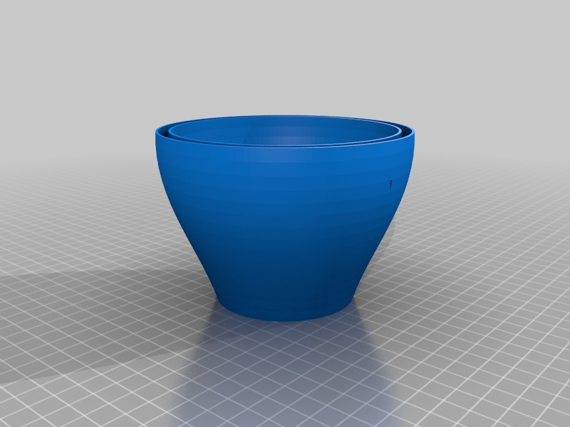 Free STL file Double-Walled Flower Pot 1.0 💐・3D printing design to ...