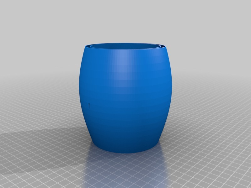 Free STL file Double-Walled Flower Pot 1.0 💐・3D printing design to ...