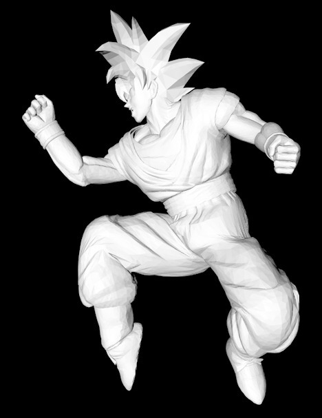 Free 3D file Son Goku SSJGODSSJ・Object to download and to 3D print・Cults