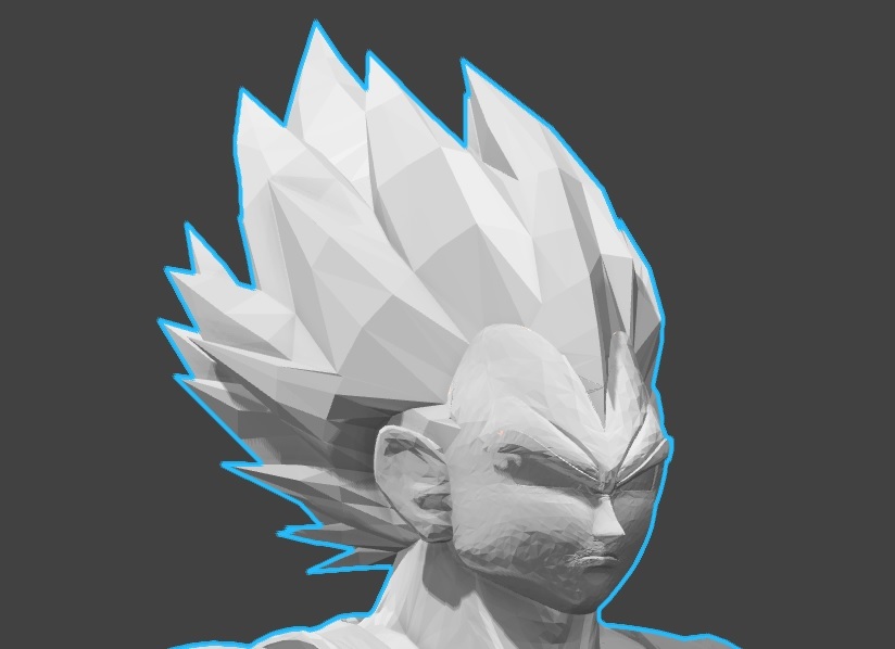 Archivo 3D gratis Vegeta sin armadura・Plan para descargar y imprimir en ...