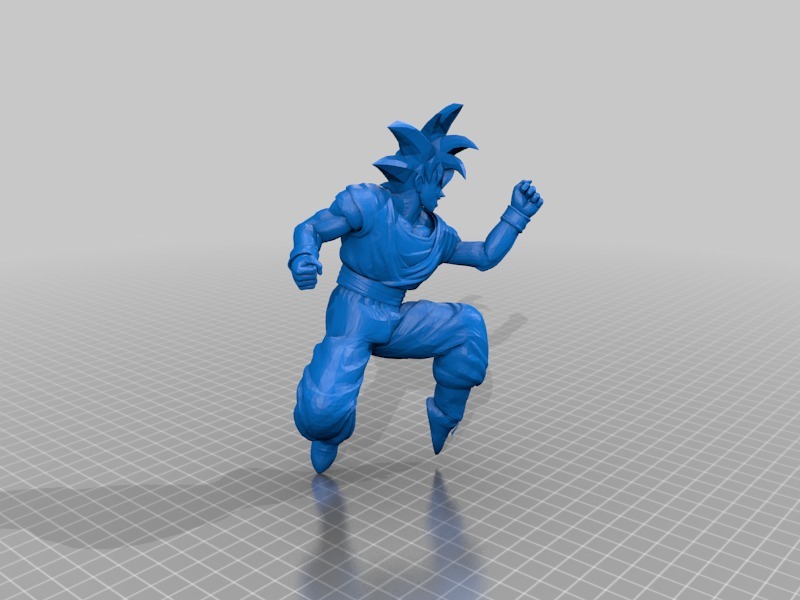Free 3D file Son Goku SSJGODSSJ・Object to download and to 3D print・Cults