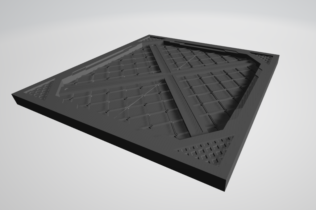 Free 3D file Hangar base Panels・3D printable design to download・Cults
