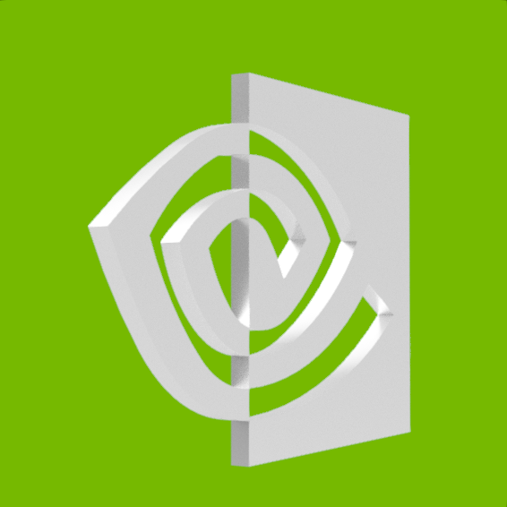Fichier STL logo nvidia 3d・Plan à imprimer en 3D à télécharger・Cults