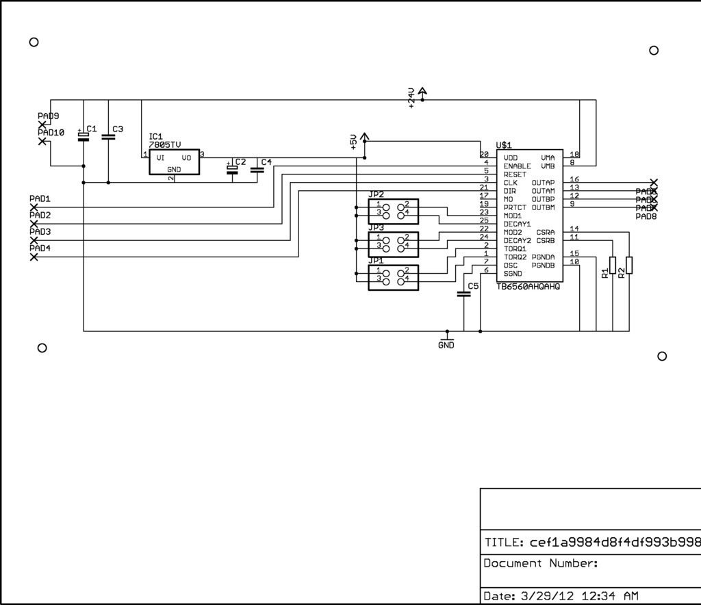 Free 3D file Single Sided TB6560 Board・3D print design to download・Cults