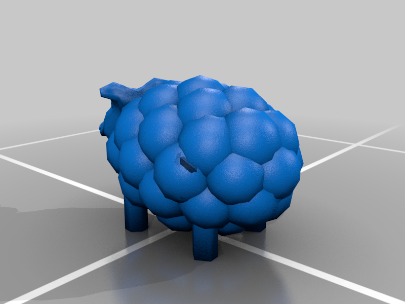 Free 3D file A very happy sheep・3D printable model to download・Cults