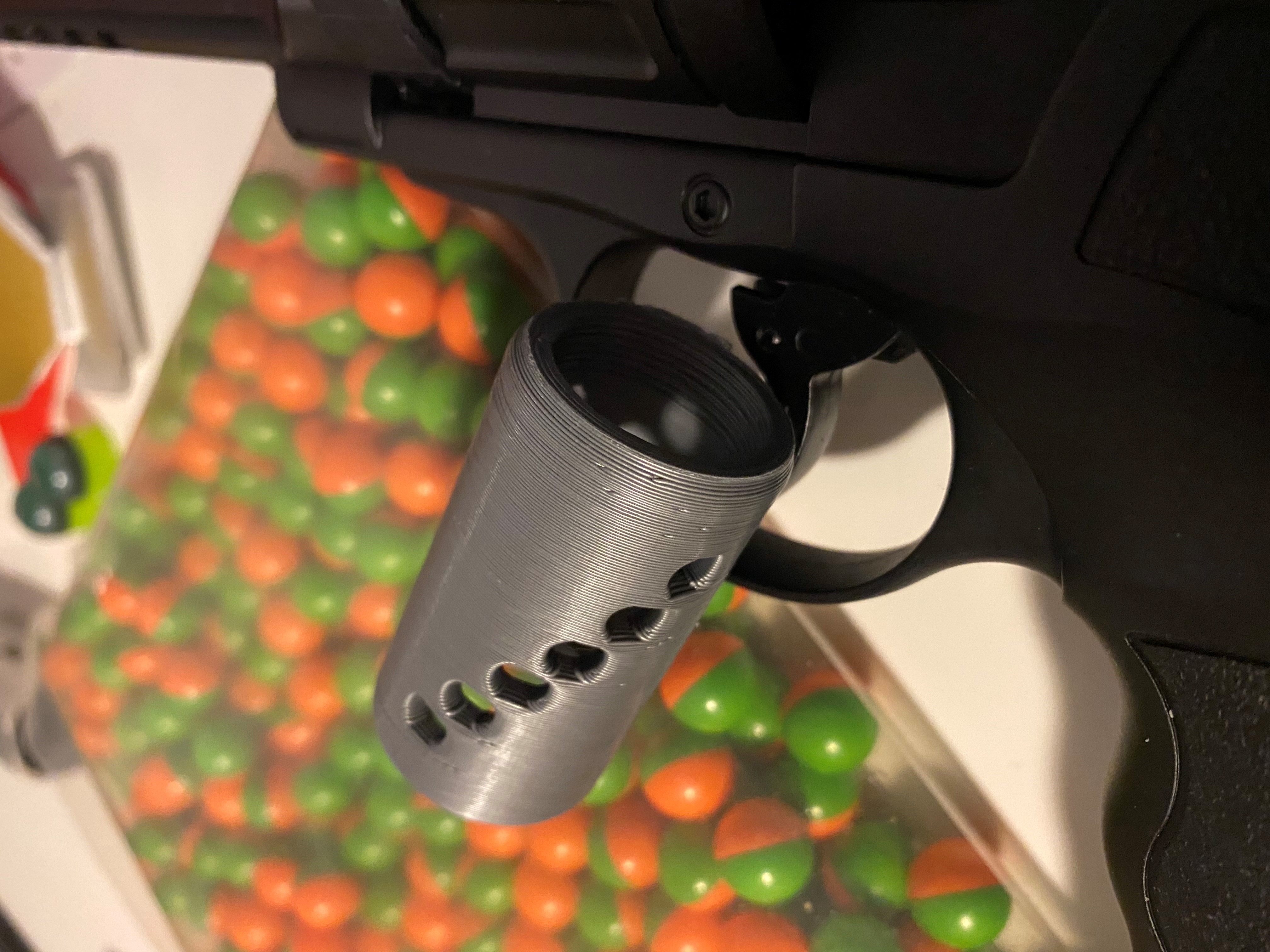 Free STL file Paintball Barrel Tip M22x1・3D print design to download・Cults