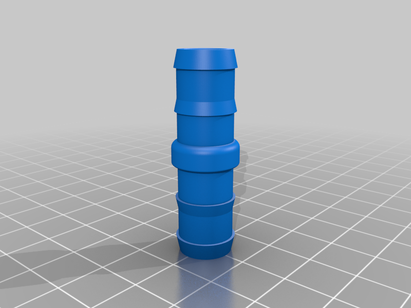 Free STL file 10mm to 10mm barb・3D print model to download・Cults