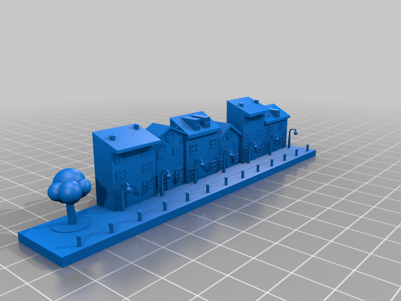 Free 3D file Low poly street・3D printable model to download・Cults