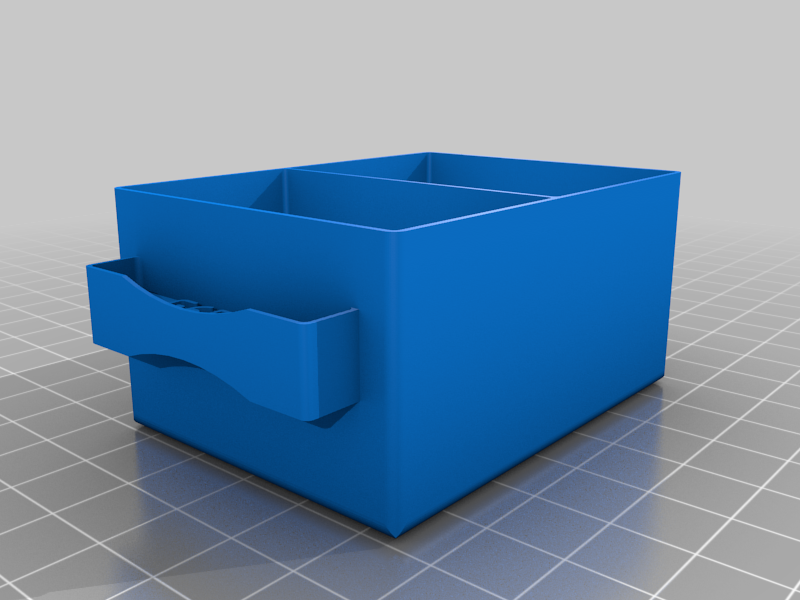 Free STL file Small Raaco type drawer, 2 compartment. 🤏・3D print model ...