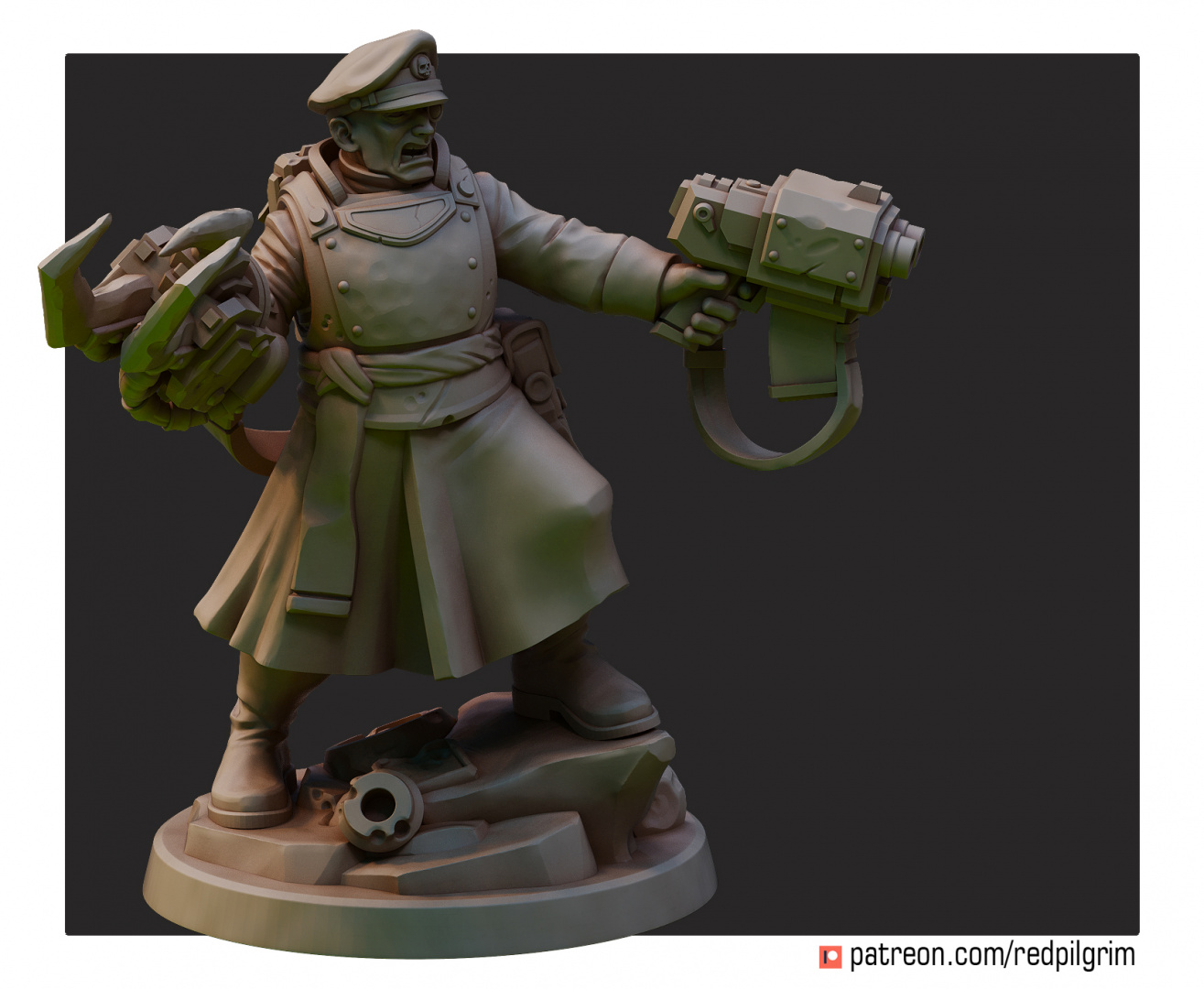 3D file Comissar v2 🎲・3D printing model to download・Cults