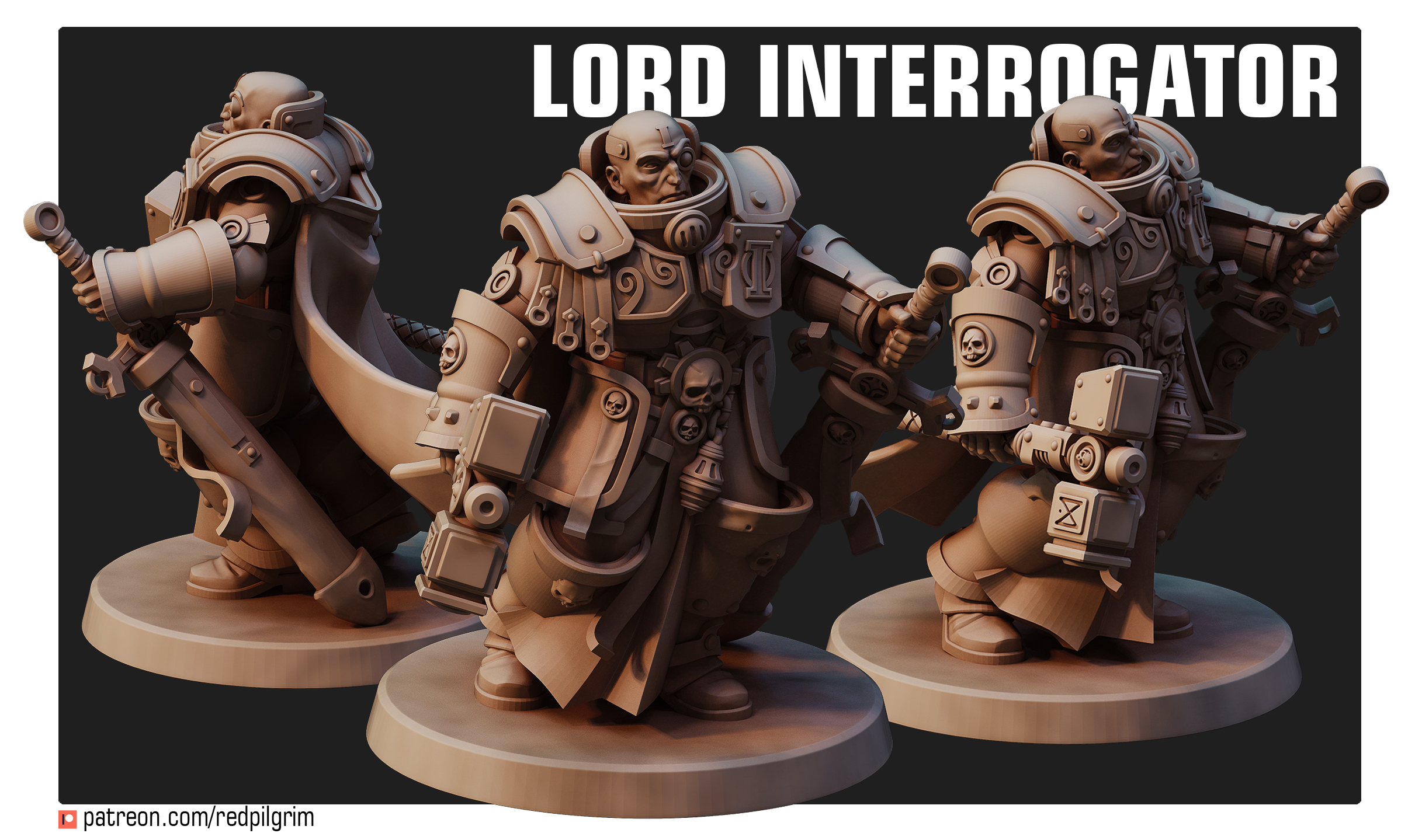3D file Lord-Interrogator 🎲・Template to download and 3D print・Cults