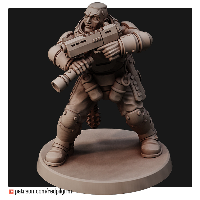 3D file Riot Police Unit・3D printing design to download・Cults