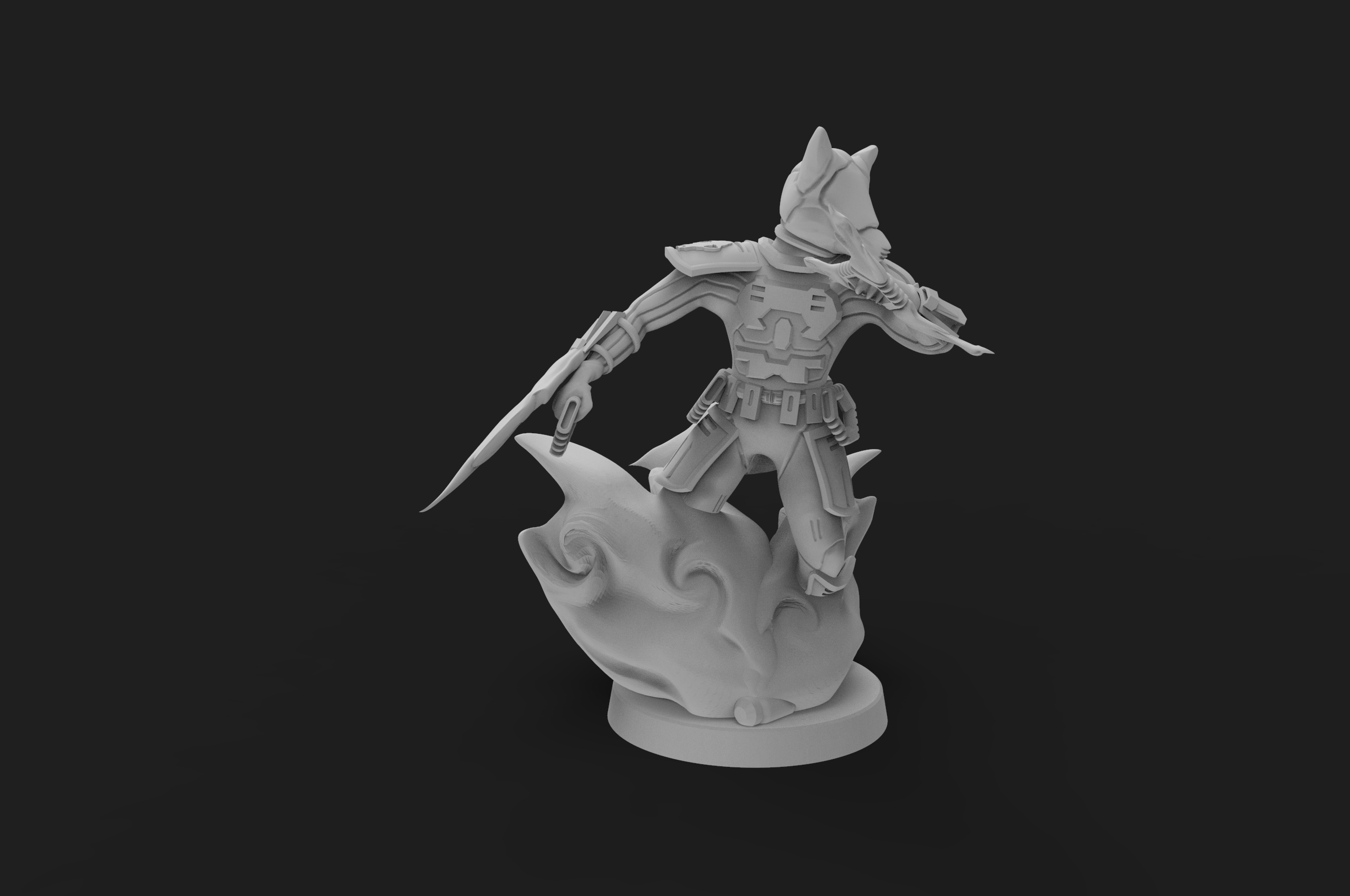 Free STL file VULPATHIAN INFILTRATOR (BEAM KATAR, BEAM SHURIKEN ...
