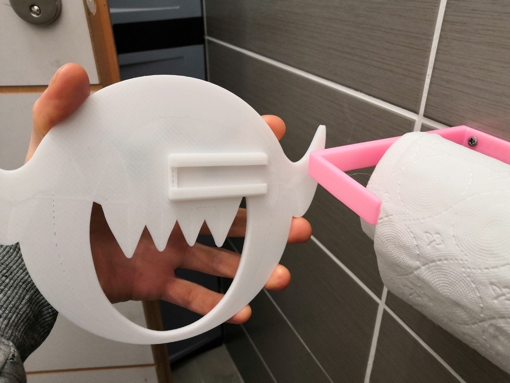 Free 3D file Boo - Toilet paper holder・3D print model to download・Cults