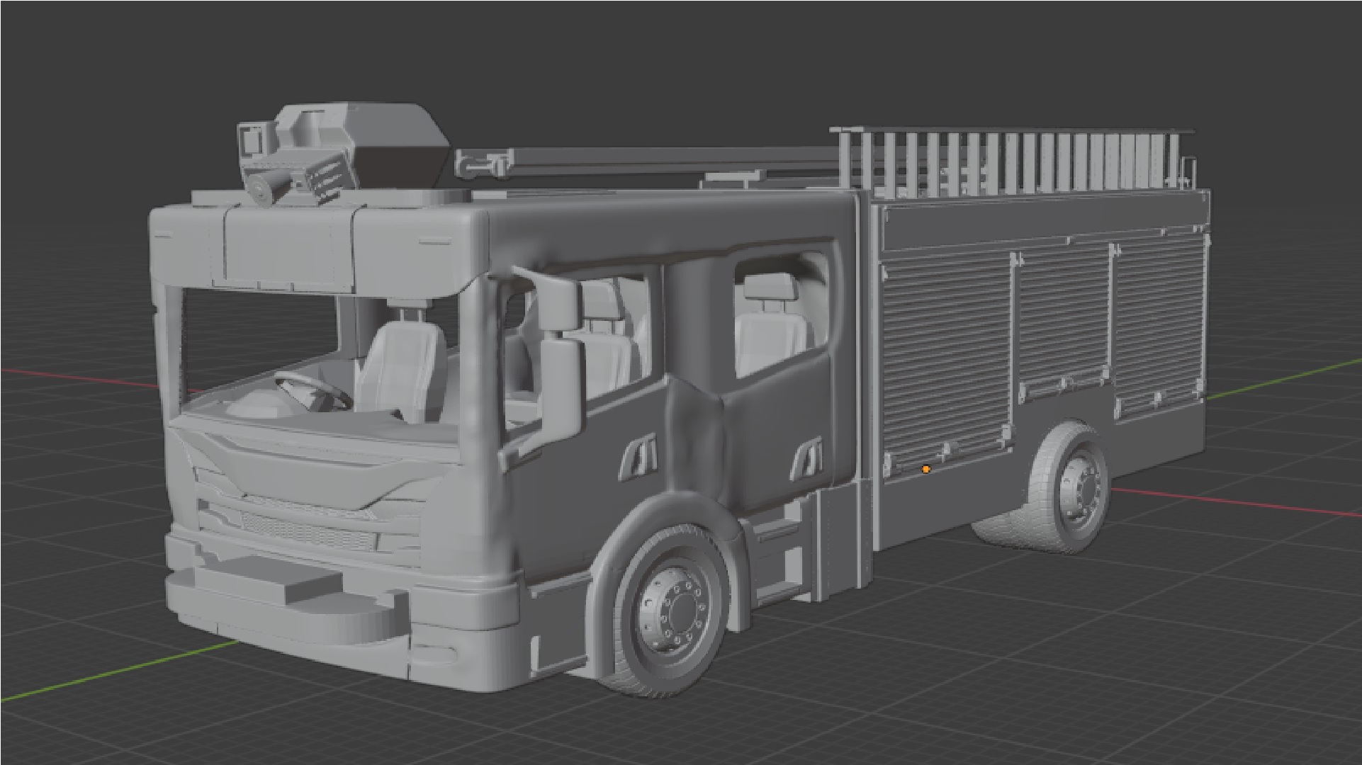 STL file 3D Printable Fire Truck used in Singapore (SCANIA) 🔥・3D ...