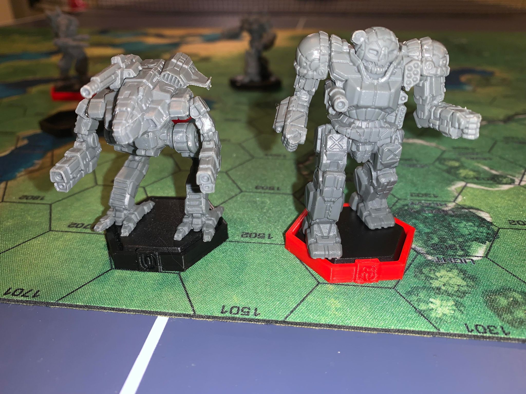 STL file BattlTech 0-9 Hex Markers 🎲・Model to download and 3D print・Cults