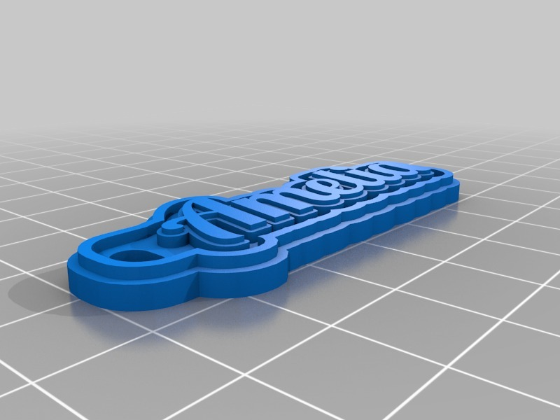 Free 3D file Amelia Keychain・3D printing idea to download・Cults