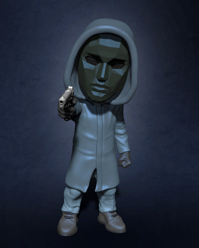 Free 3D file Frontman - Squid Game 🦑・3D printable model to download・Cults