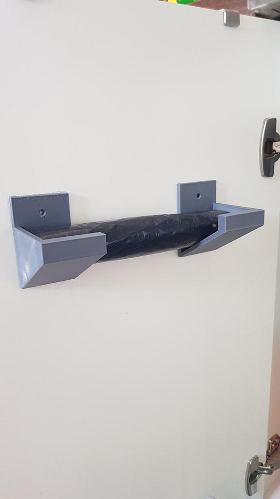 Archivo 3D gratuito Portarrollos para bolsas de basura・Objeto imprimible en 3D para descargar・Cults