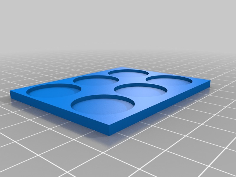 Free 3D file 3mm x 50mm x 65mm "Penny" base tray for 15mm wargames・3D ...