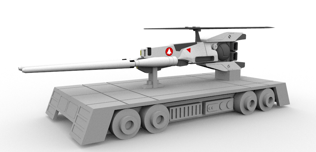 STL file SF-3A Lancer II Space Fighter 1/72 Scale・3D printer model to ...