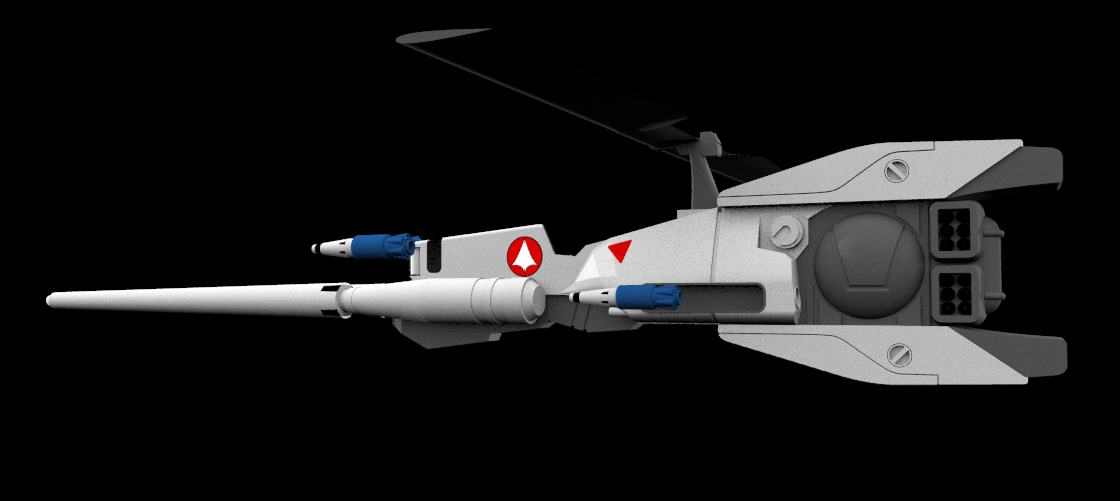 Archivo STL SF-3A Lancer II Space Fighter Escala 1/72・Modelo de ...