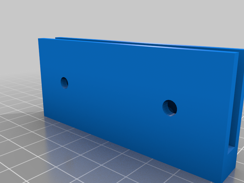 Free 3D file Plexiglass brackets・3D printer model to download・Cults