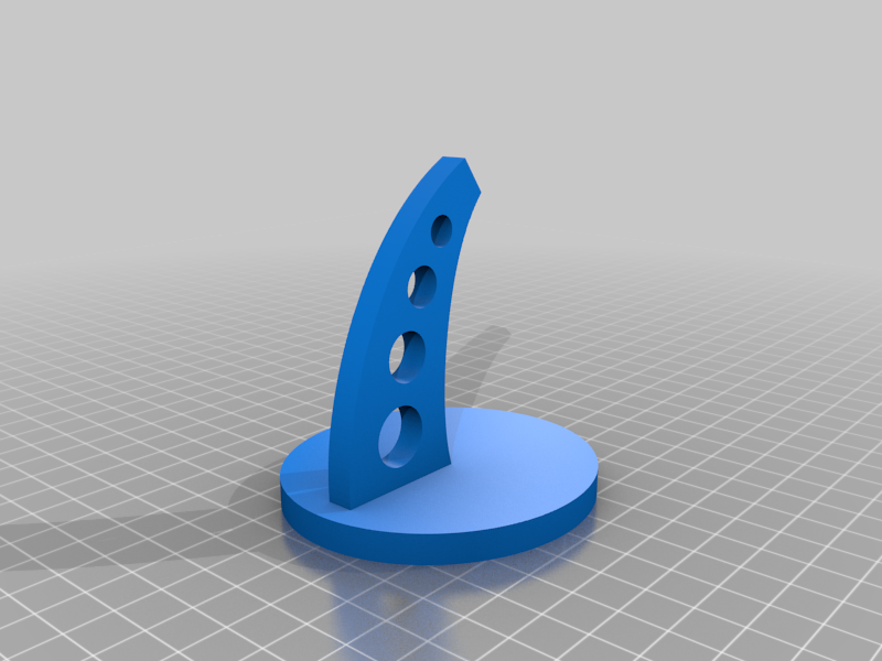 Free 3D file Model Stand for miniatures or pop figures etc・3D print ...
