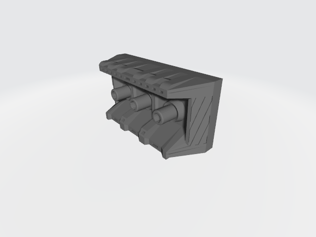 Free STL file Battlefleet Gothic Style Broadside Cannon 🔫・3D printing ...