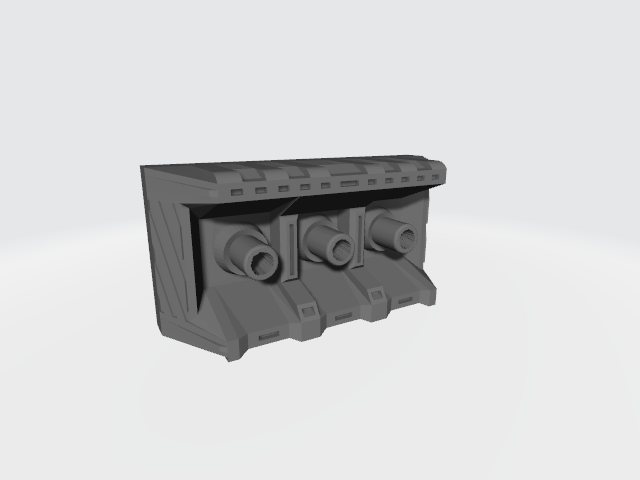 Free STL file Battlefleet Gothic Style Broadside Cannon 🔫・3D printing ...