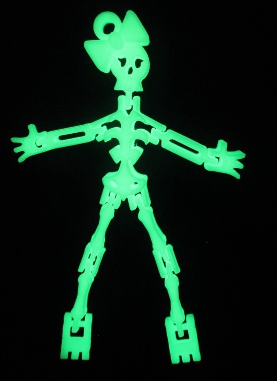 Free STL file Skeleton Key Chain (F)・3D printing template to download・Cults