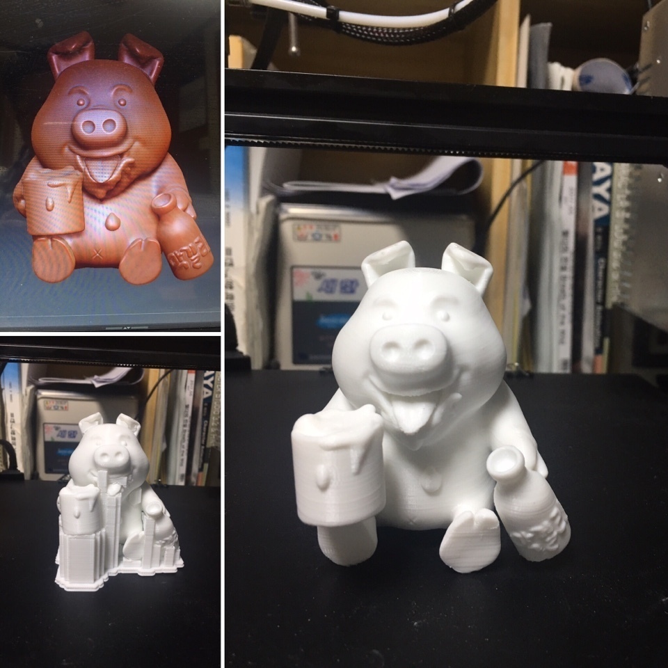 Free STL file 2019년 pig・3D print design to download・Cults