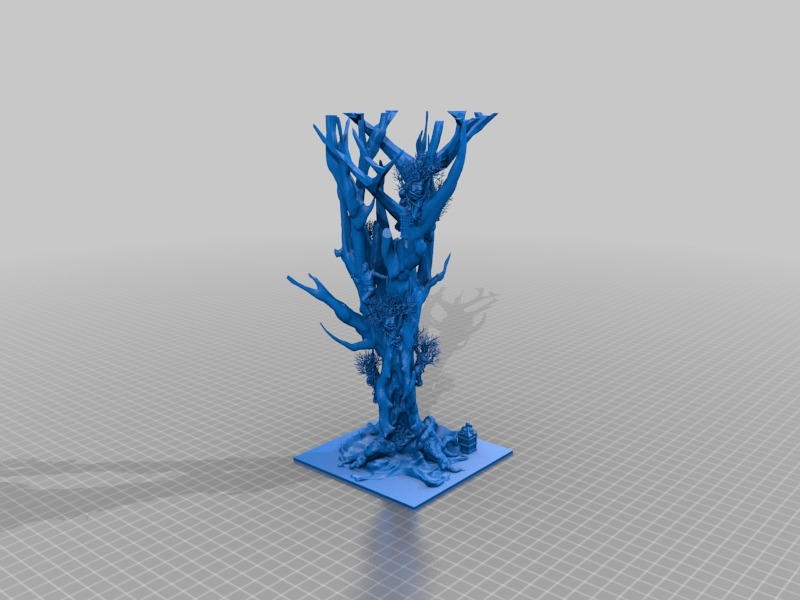 Free 3D file Kingdom Death Monster Nightmare Tree・3D printing design to ...
