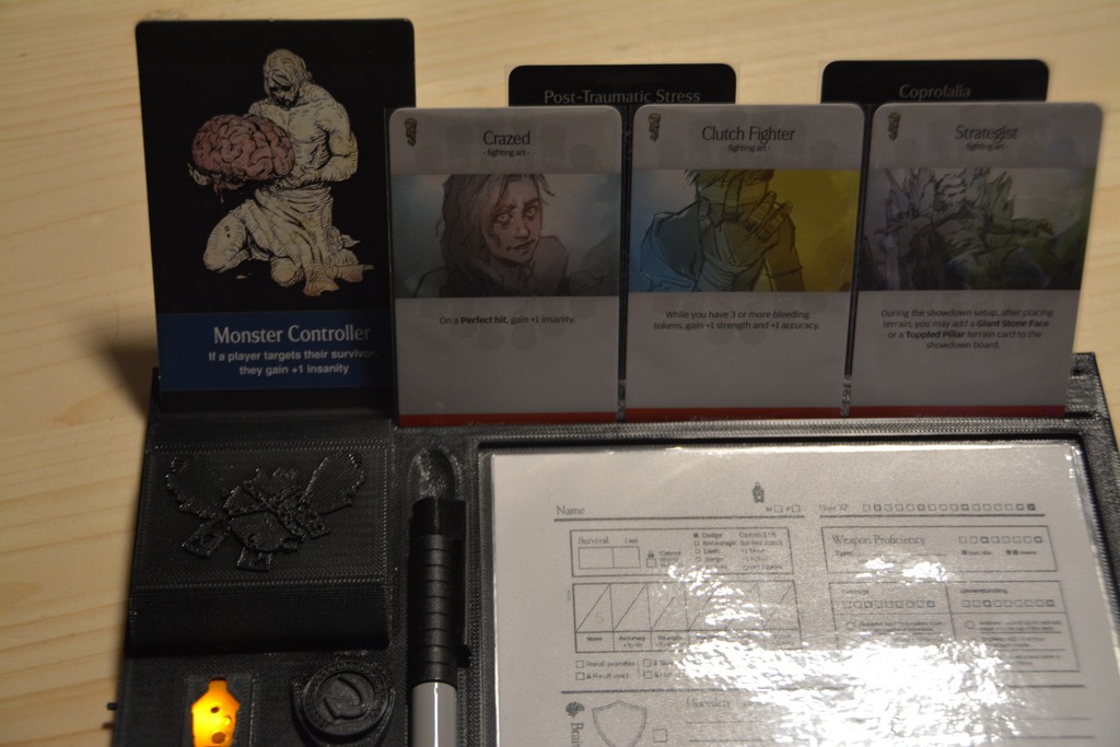 Free 3D file Kingdom Death Monster Survivor Board with LED・3D print ...