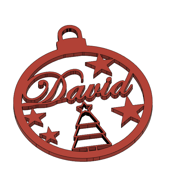 STL file Christmas Tree Ball - Tree David 🎄・3D printable model to ...