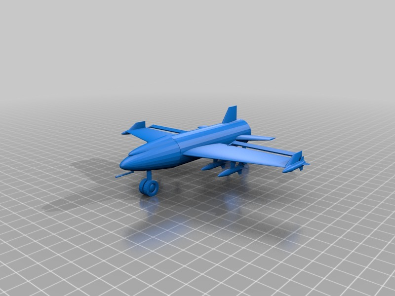 Free 3D file fighter jet・3D print model to download・Cults