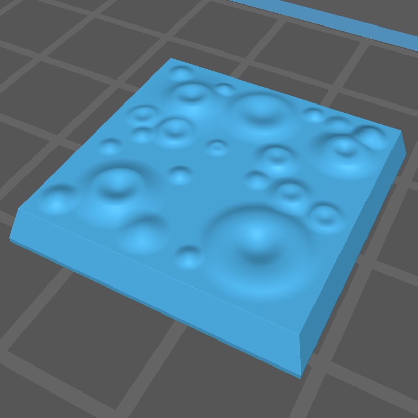 Fichier STL gratuit Base carrée de la pustule 25x25 ⚔・Objet imprimable ...