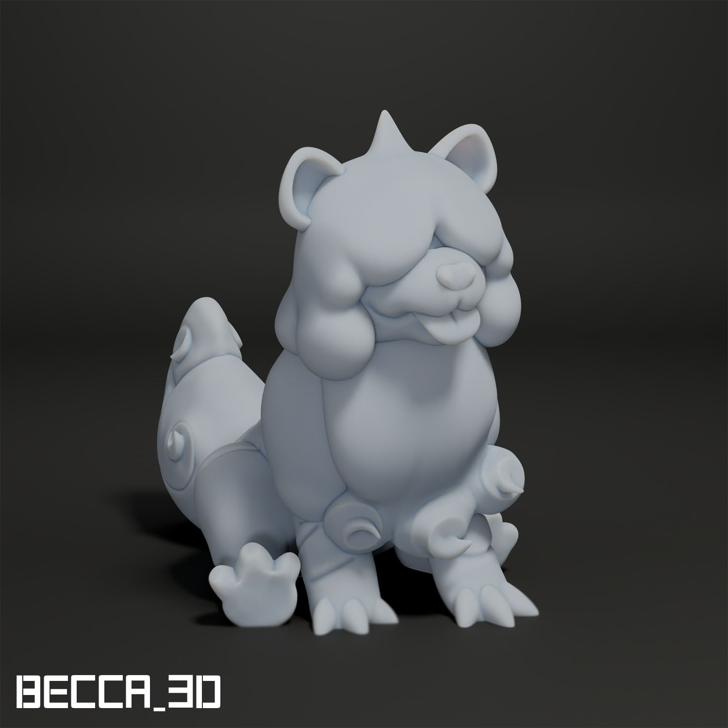 STL file Hisui Arcanine and Growlithe Pre supported・3D print design to ...