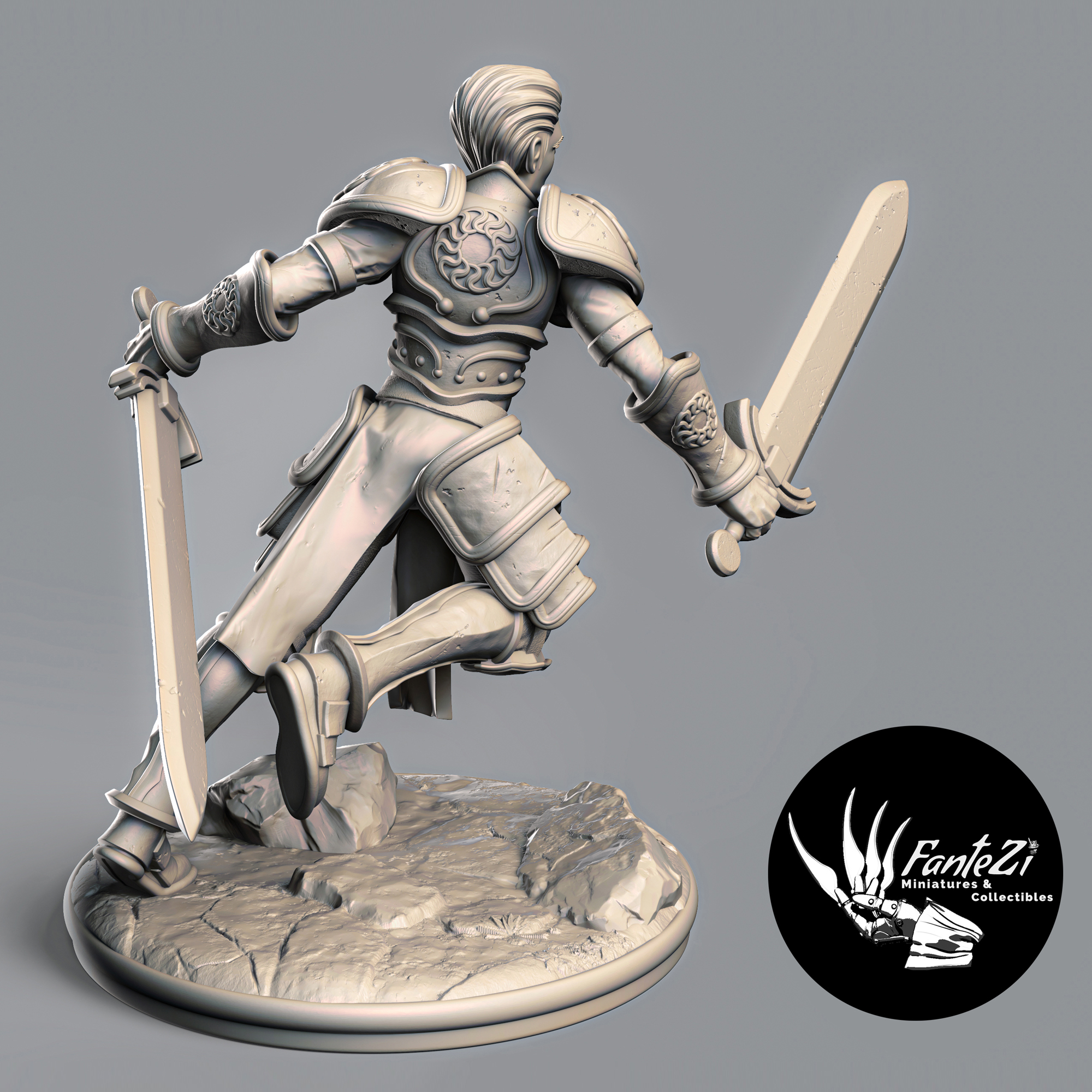 Free 3D file Fantasy knight 🎲・3D printer model to download・Cults