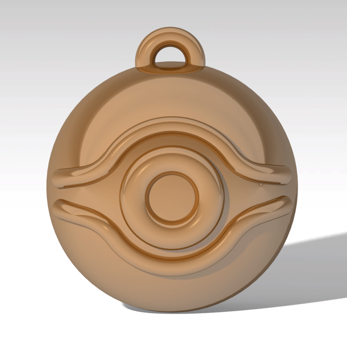 STL file Millennium Eye Key Chain・3D printer design to download・Cults